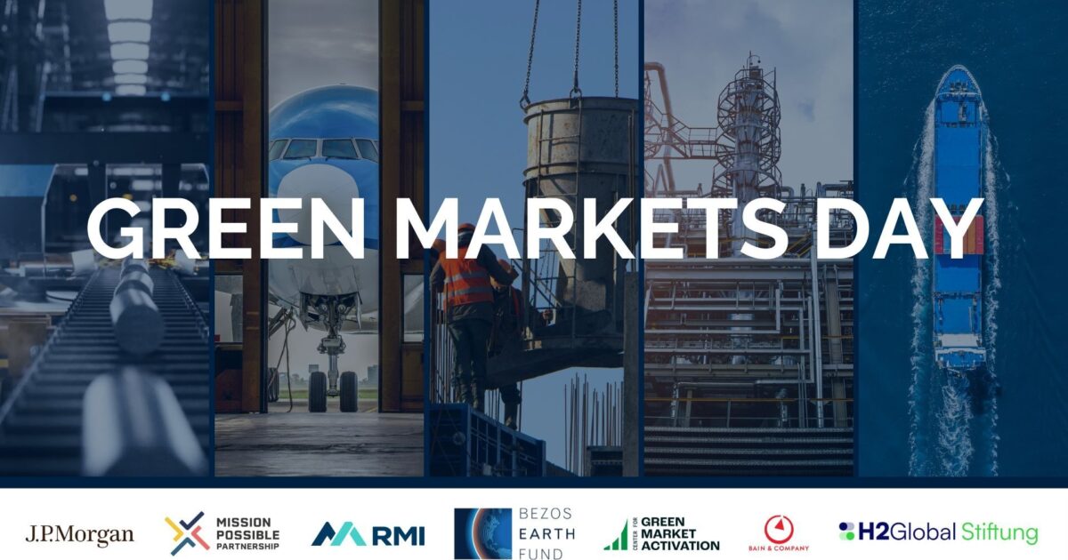 Green Markets Day | Bezos Earth Fund